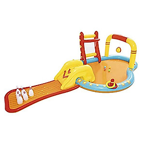 Baby Swimming Pool Thickening,Play Centre Paddling Pool with Slide,Inflatable Swimming Pool,Inflatables Slide for Kids,Backyard Garden Outdoor Water Park,435213117cm