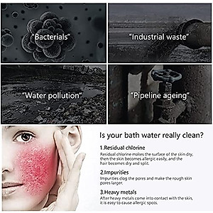 ANTOWER Handheld Turbo Fan hydro jet High Pressure vortex Shower Head Filter set of 12