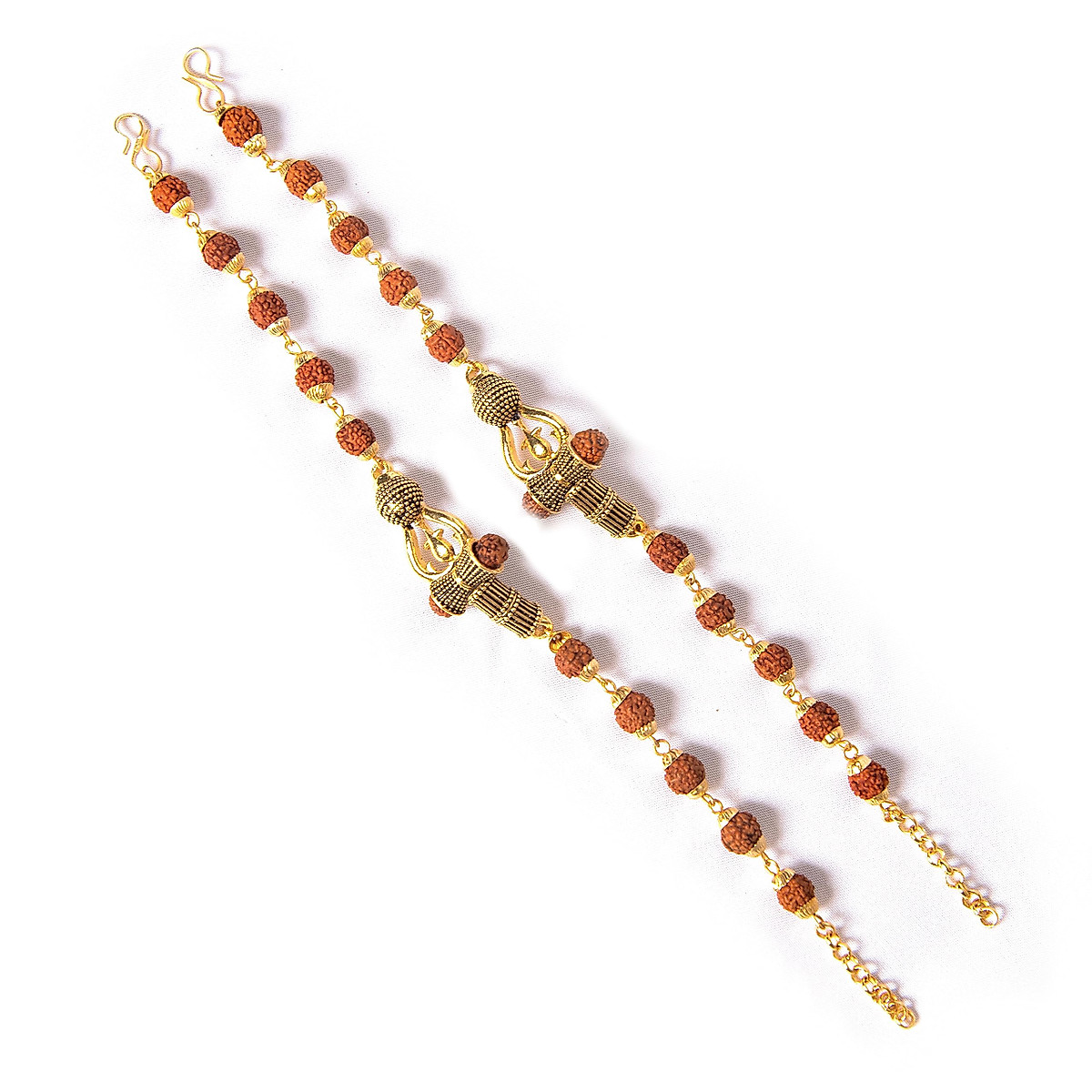 Wonder Care Rudraksha Beads Rakhi Bracelet Rakhi | Rakhi Gift Set | Rakhi Bracelet for Brother Rudraksh Bead Bracelet