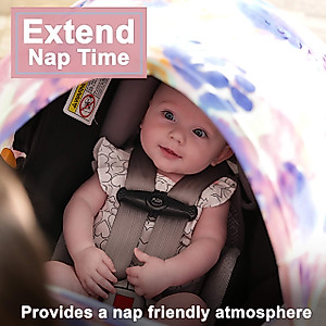Car Seat Cover for Babies, Nursing Cover, Carseat Canopy - Fleur
