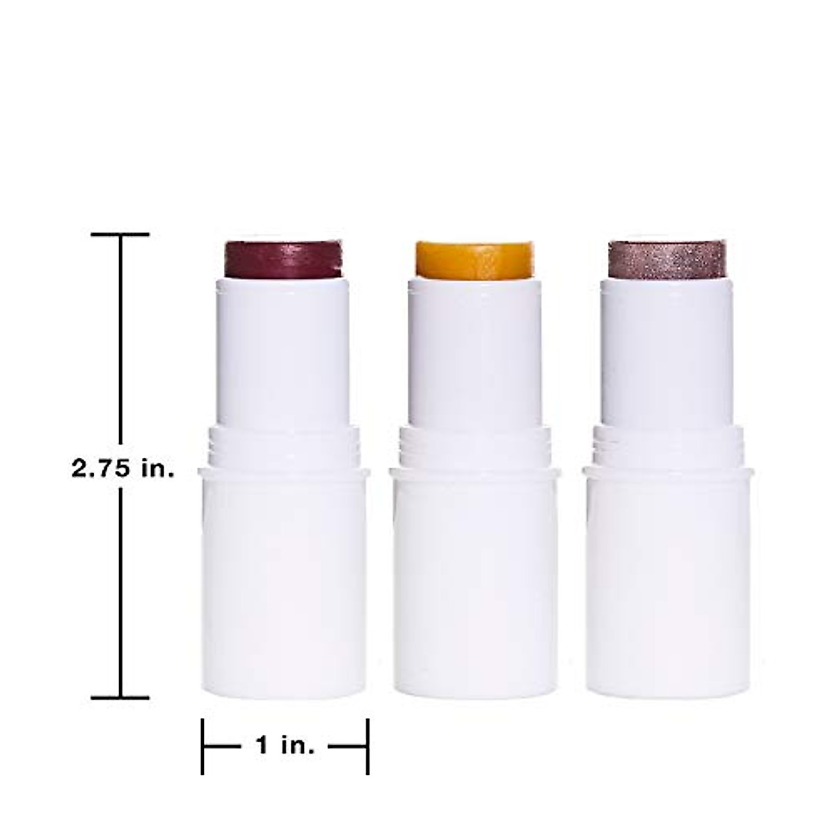 BOOM! by Cindy Joseph Cosmetics Boomstick Trio - 3 Pack Boom Makeup Sticks for Older Women & Mature Skin - Blush Stick, Highlighter Stick & Moisturizer