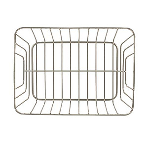 Spectrum Diversified Ashley Basket, Small, Satin Nickel