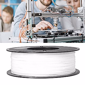 3D Printer Roll Filament, High Accuracy Consumables 1kg Spool 1.75mm PLA Print Filament for Industrial Devices(Transparent)