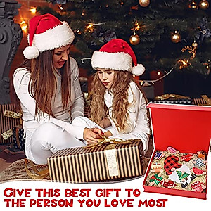 Qunclay Interchangeable Easter Wooden Gnome Decor Holiday Seasonal Tiered Tray Decoration with 24 Magnet Swappable Pieces and 8 Detachable Hats Gnome Changeable Welcome Sign for Home