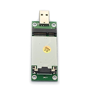 Mini PCIe WWAN Card to USB Adapter with SIM Slot, Mini PCI Express WWAN/LTE/4G Module Tester Converter, Support 30mm 50mm Wireless Wide Area Network Card