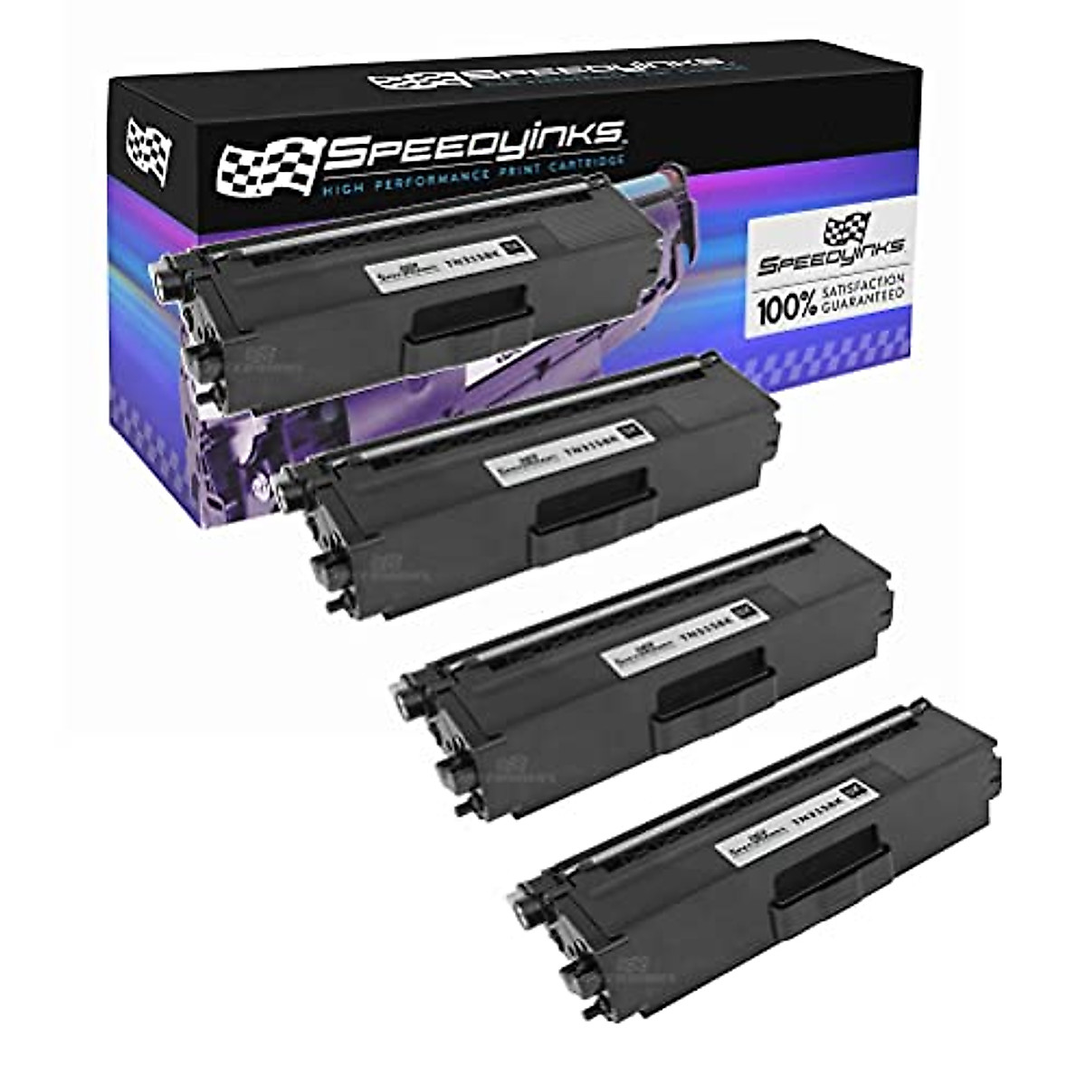 Speedy Inks Remanufactured Toner Cartridge Replacement for Brother TN315BK High-Yield (Black, 4-Pack)