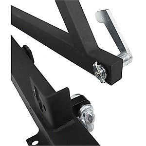 Yazyu Rear Bumper with Tire Carrier & D-Ring Fits YJ & TJ (Black, Iron Steel),Supports Adaptive Queries with Free Return and Exchange