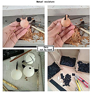 DUUO Cute Cartoon Animal Head Hook Coat Hook Wall Hook (Pack 3) Bag Hook Children Room Wall Hanging Kindergarten Decoration Beech Hook Scarf Hook Earphone Hook Towel Hook