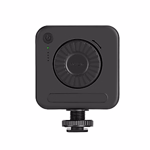 Ordro LN-5 Mini IR Night Vision Light Infrared Photography Light for Video Camera Camcorder Built-in Rechargeable Battery with 3 Cold Shoe Mount for Vlog YouTube Video Recording