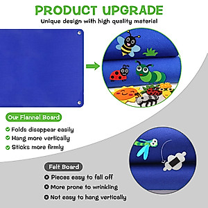 Craftstory 41 Pcs Ocean Animals Felt Board for Toddlers 3.5 Ft Under The Sea Flannel Stories Marine Figures Shark Octopus Mermaid Crafts Teaching Aid Wall Activity Interactive Play Kits