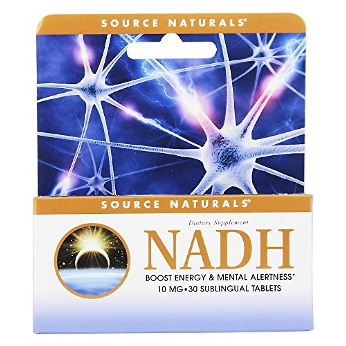Source Naturals NADH 10mg, Boost Energy and Mental Alertness*, 10mg - 30 Peppermint Lozenges