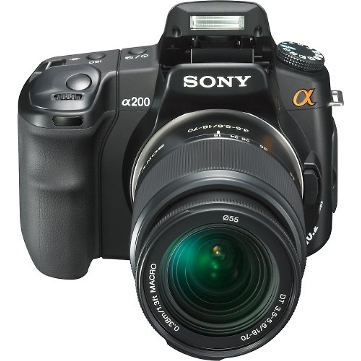 Sony Alpha A200K 10.2MP Digital SLR Camera Kit with Super SteadyShot Image Stabilization with 18-70mm f/3.5-5.6 Lens