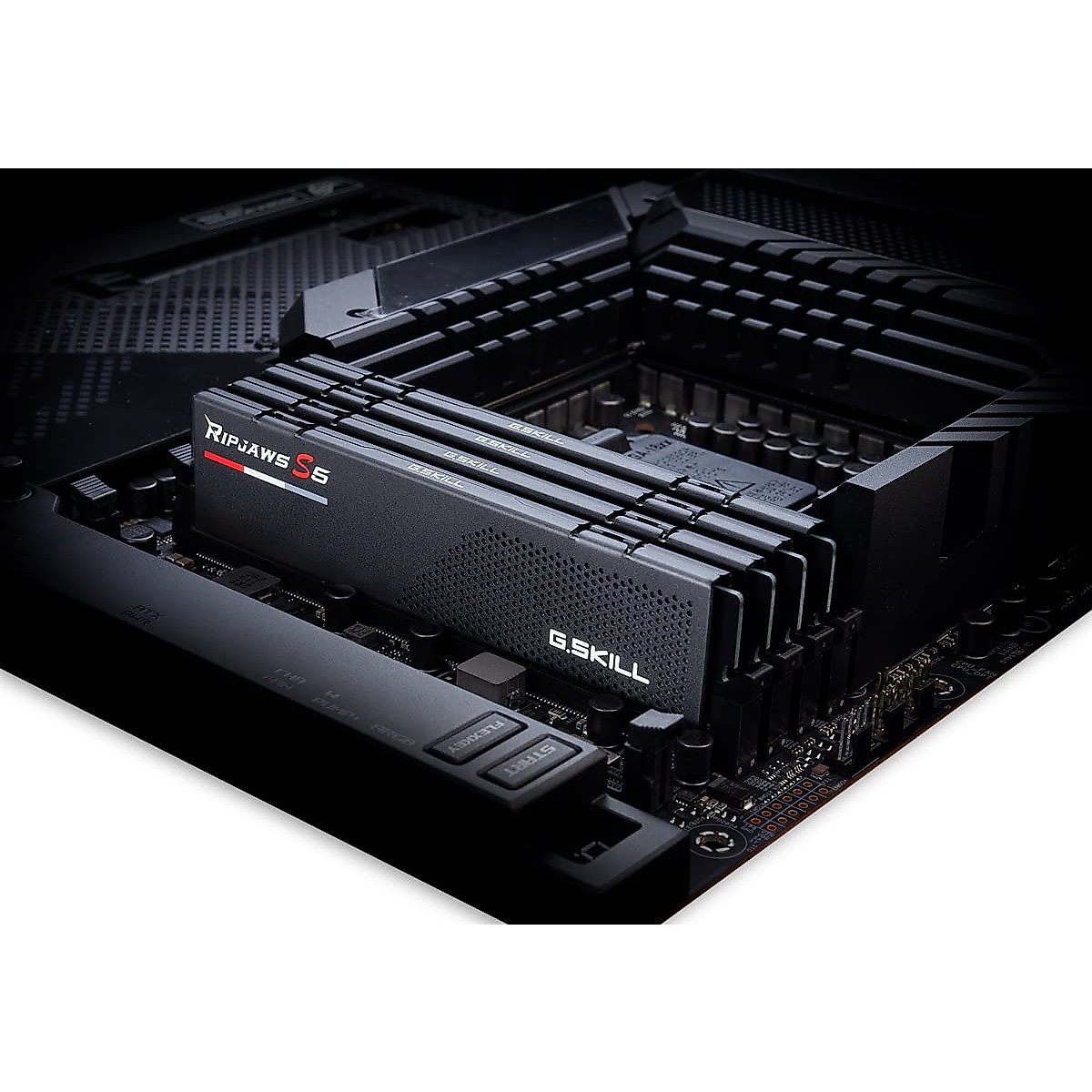 G.SKILL Ripjaws S5 Series (Intel XMP 3.0) DDR5 RAM 32GB (2x16GB) 6000MT/s CL30-40-40-96 1.35V Desktop Computer Memory UDIMM - Matte Black (F5-6000J3040F16GX2-RS5K)