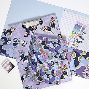 Vera Bradley Planner Accessories Pack, Fits Inside All VB Spiral Planners, Snap-In Pocket Folder with List Pad, Sticker Sheet, Gel Pen, and Magnetic Page Keeper, Butterfly By