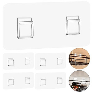 Shower Caddy Bathroom Organizers 6 Pcs Bathtub Shampoo Holder Self-Adhesive Spice Storage Shelves Inside Rack Replacement Corner Heads Hooks Wall Strips Baskets Suction Cup Hook Integrated Mounted