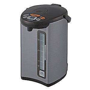 Zojirushi Micom Water Boiler & Warmer, 135 oz. / 4.0 Liters, Silver