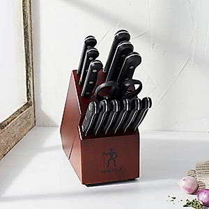 HENCKELS Everedge Solution Razor-Sharp 14-Piece Knife Set with Block, German Engineered Knife Informed by over 100 Years of Mastery