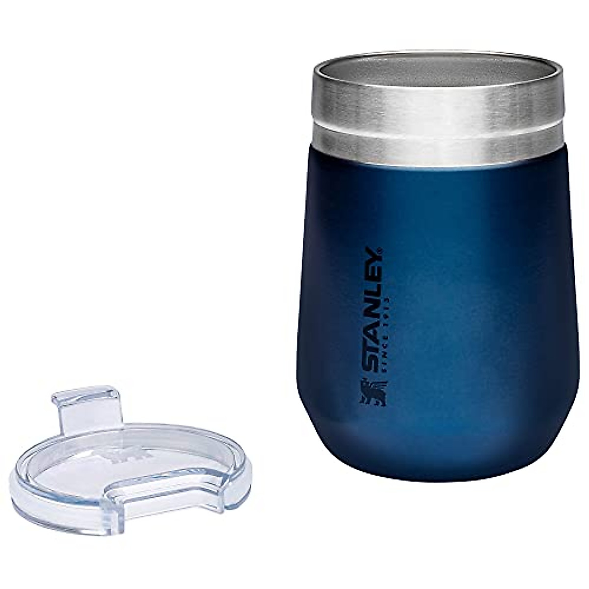 Stanley Stainless Steel GO Tumbler, 10oz Stainless Steel Vacuum Insulated Wine Tumbler, 5 Hours Cold, 1.5 Hours Hot, and 20 Hours Iced