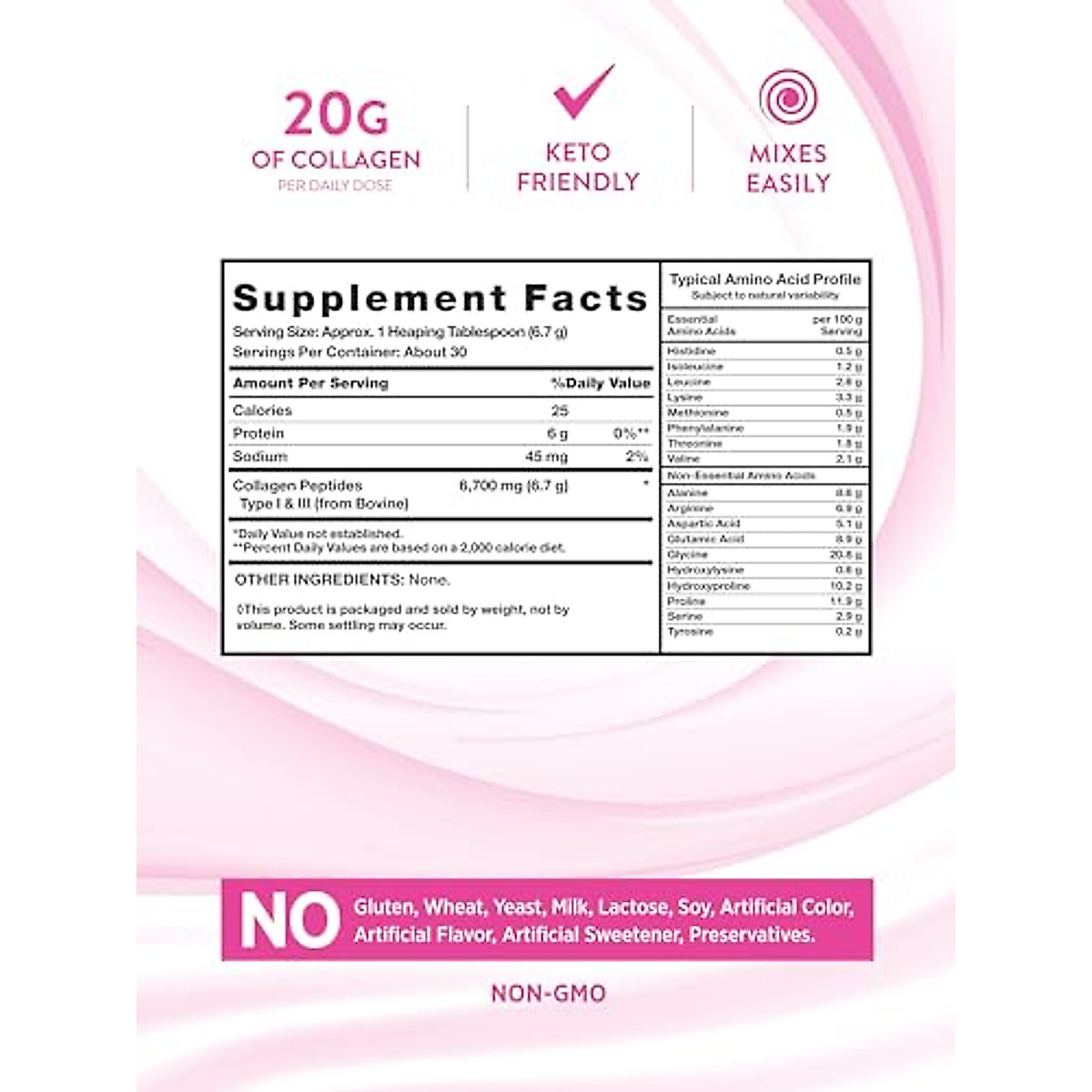 Nature's Truth Collagen Powder | 7 oz | Type I and III | Grass Fed, Paleo and Keto Friendly Collagen Peptides | Unflavored | Non-GMO and Gluten Free Supplement