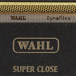 Wahl Professional 5 Star Series Finale Shaver Replacement Super Close Gold Foil, Hypo-Allergenic, Super Close, Bump Free Shaving for Professional Barbers and Stylists - Model 7043-100
