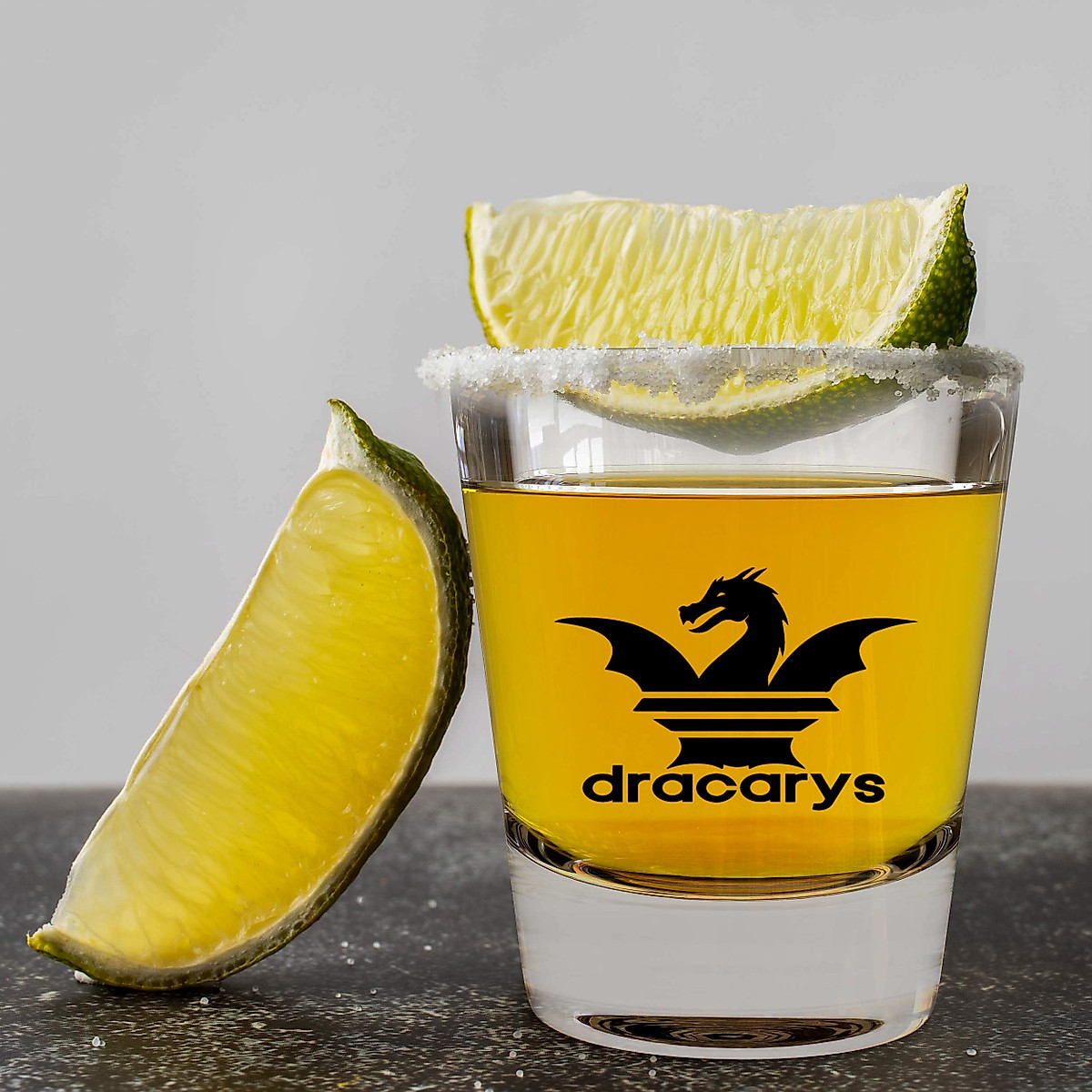 LitGifts Dracarys Shot Glass, Game of Thrones Shot Glasses, Cute Shot Glasses for Women or Men, Game of Thrones Merchandise, House of The Dragon Merch, 1.75 Ounce Shot Glass