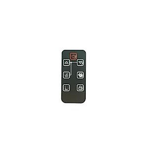 Hotsmtbang Replacement Remote Control for FEBO 14IN-28-078 ZHS-32-D ZHS-23-B 15IN-23-094 384-16A-20-21 LED 3D Flame Electric Infrared Fireplace Space Heater
