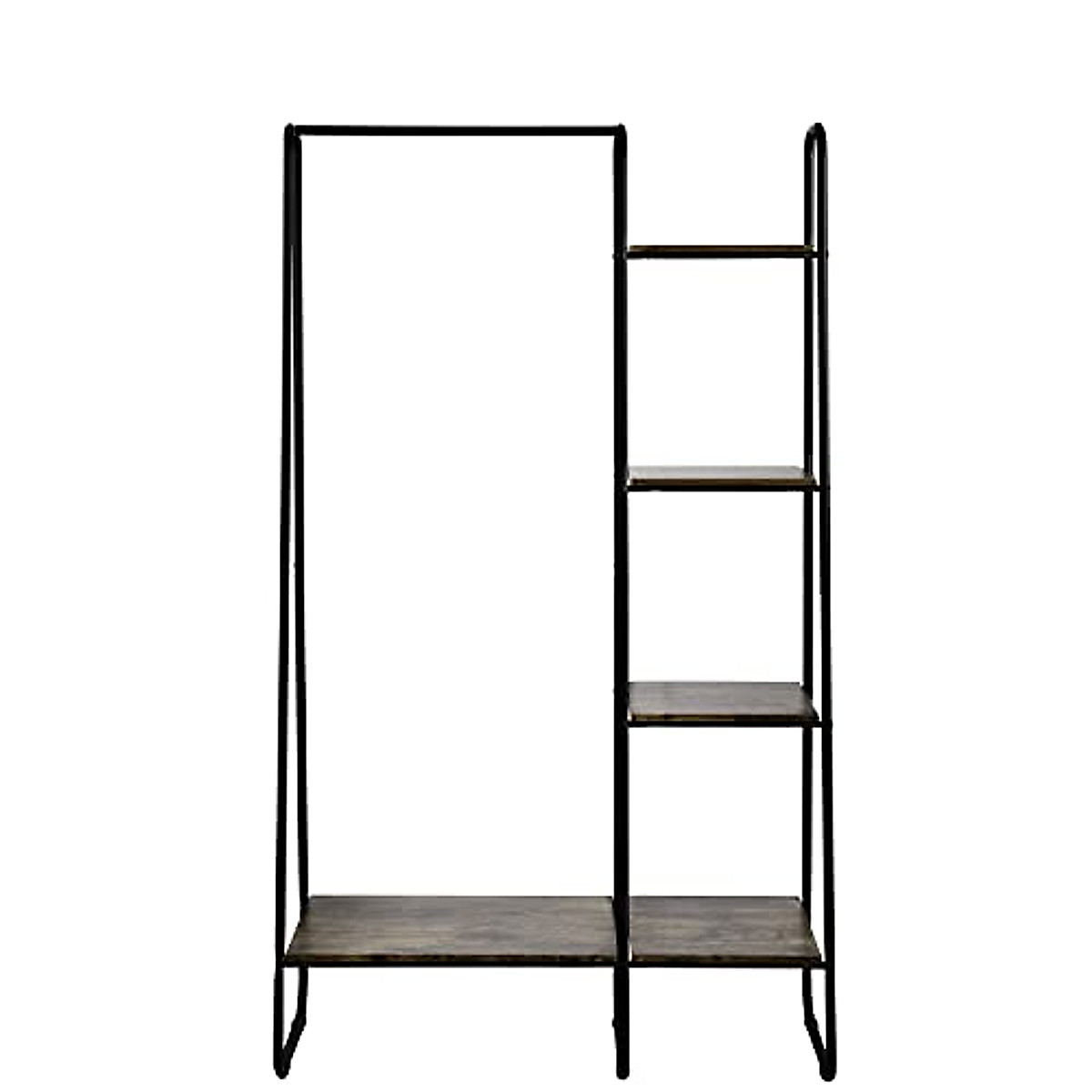 Seville Classics 4-Tier Freestanding Closet Organizer, Black
