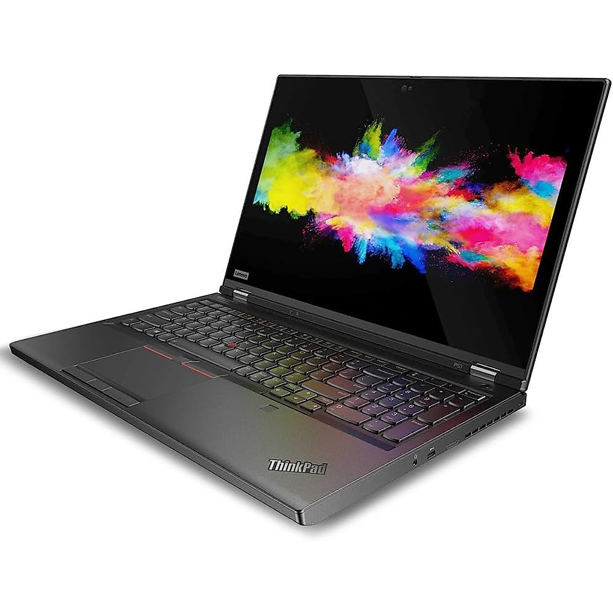 Lenovo ThinkPad P53 Mobile Workstation 15.6" FHD Display - Intel Core i7-9850H, 16GB RAM, 512GB SSD, NVIDIA Quadro T1000, Backlit Keyboard, Fingerprint Reader, Windows 10 Pro (Renewed)