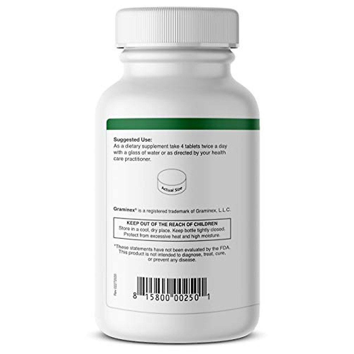 Graminex Alfalfa Tablets - Non-GMO Green Superfood Supplement with Vitamins, Minerals, Amino Acids - 240 Tablets