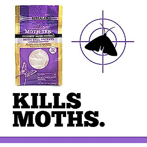 Reefer-Galler Moth-Tek Snowhite Lavender Scented Moth Ball Packets 12 oz (6)