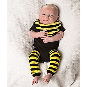 juDanzy Christmas and Halloween baby and toddler Leg Warmers for Girls and Boys (One Size, Bee Stripe)