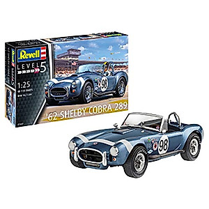 Revell RV07669 '62 Shelby Cobra 289 Model Kit, Unpainted