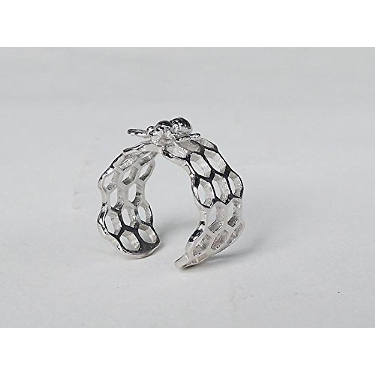 Sovats Ear Cuff Bee Earrings For Women 925 Sterling Silver Rhodium Plated - Simple, Stylish Stud Earrings&Trendy Nickel Free Earring