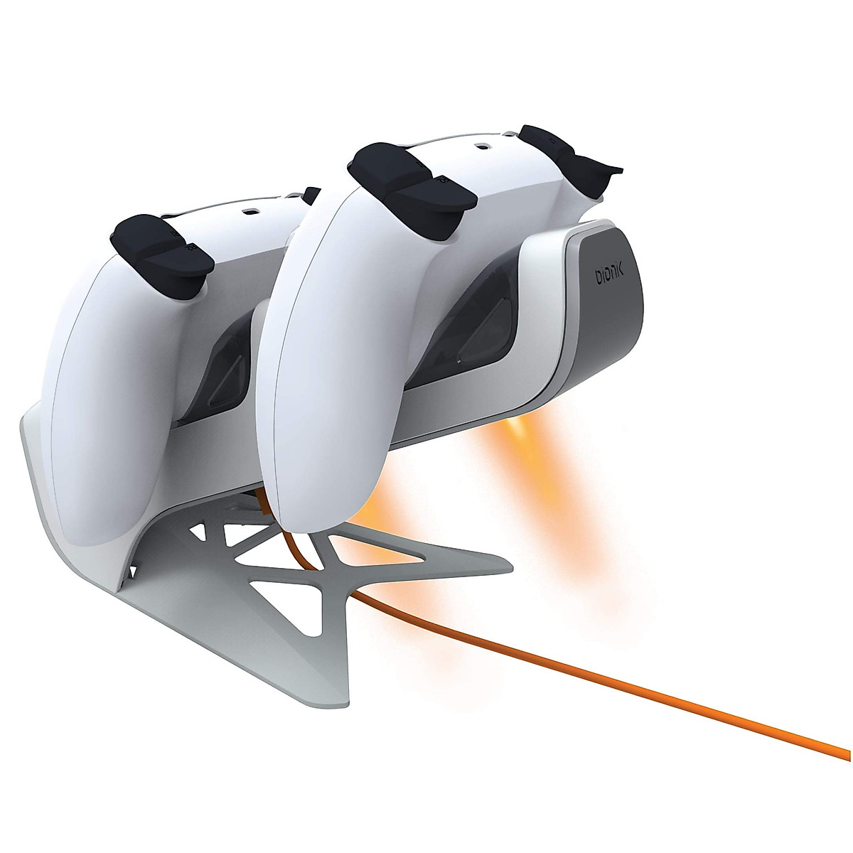 Bionik Power Stand for Playstation 5: Dual PS5 Controller Charging Station with Overcharger Protection - Power Adapter Included (BNK-9067) - Playstation 5