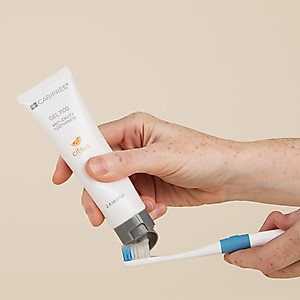 CariFree Gel 1100 (Mint, Citrus, Grape, 2.4 Ounce (Variety Pack of 3)) Anti-Cavity Fluoride Toothpaste, Cavity Prevention, Freshens Breath and Moistens Mouth, Dentist Recommended for Oral Care