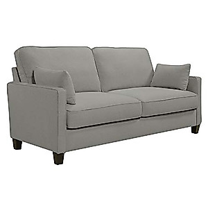 Serta Nina Sofa, Chenille Fabric, Rhine Gray