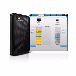WD My Passport 320GB Portable External Hard Drive Storage USB 3.0 Black (WDBKXH3200ABK-NESN)