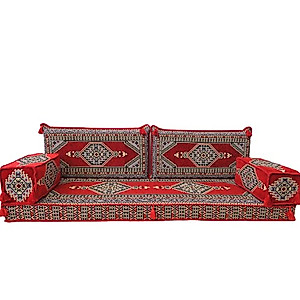 Arabic sofa, Arabic Majlis Sofa, Living Room Furniture, Arabic floor sofa, Arabic floor seating, Arabic couch, Oriental floor seating - MA 99