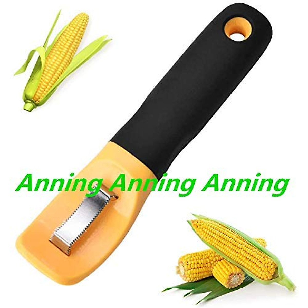 Good Grips Corn Peeler, Corn Stripper Knife, Kitchen Corn Cob Remover Serrated Vertical Blade Remover