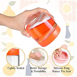 Hsei Overnight Oats Jars 10 oz Glass jar with Screw lid, Mason Oatmeal Jar Wide Mouth Airlight Jar Meal Prep Containers for Breakfast Yogurt Fruit Pudding (10)