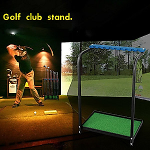 Golf Putter Stand, Heavy Duty Golf Club Organizer Rack, 9 Putters Organizer Holder, Golf Club Organizers, Golf Club Display Golf Putter Rack (US Stock)