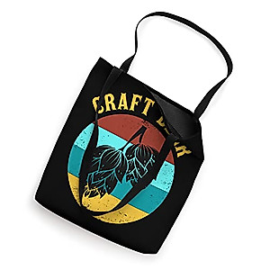 Home Brewing Craft Brewer - Vintage Hops IPA Craft Beer Tote Bag