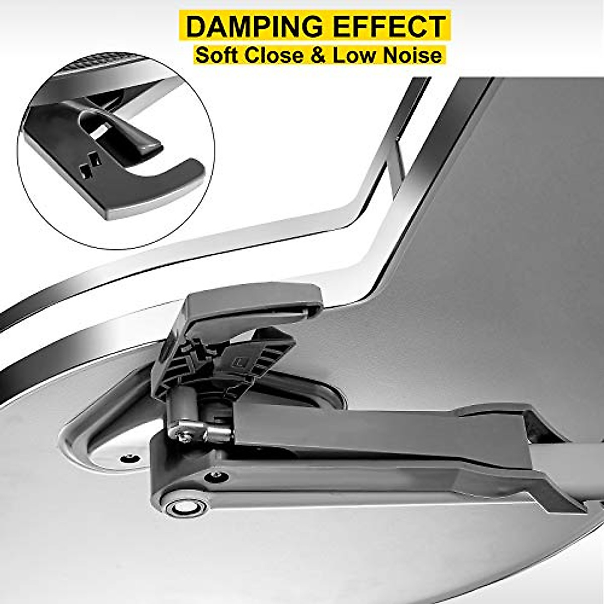 VEVOR Swing Left Blind Corner Cabinet Pull Out for 36 inch Cabinet, 2 Tier Tray Kitchen Soft Close Cloud Organizer Right Handed Open