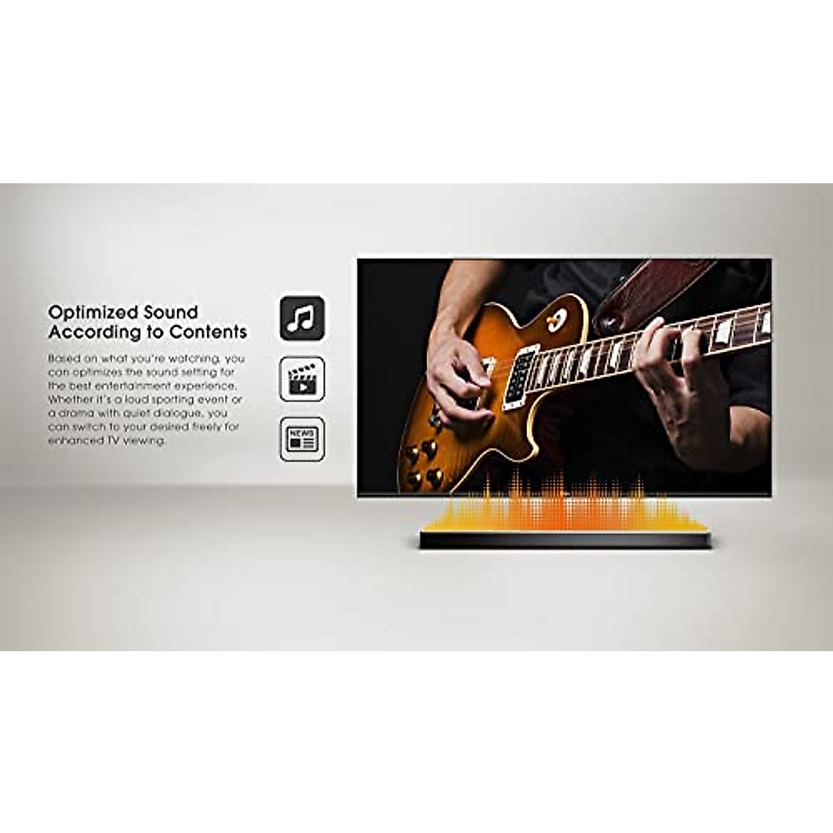 Hisense HS219 2.1ch Sound Bar with Wireless Subwoofer, 320W, Powered by Dolby Audio, One Remote Control, Roku TV Ready, Bluetooth, HDMI ARC/Optical/AUX/USB, 3 EQ Modes