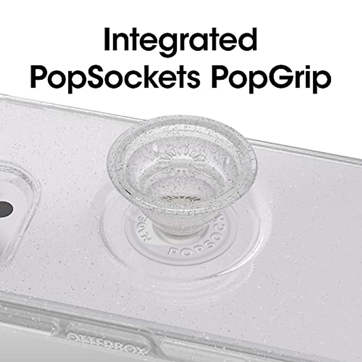 OtterBox OTTER + POP SYMMETRY CLEAR SERIES for iPhone 14 Pro (ONLY) - STARDUST POP (Clear/Glitter)