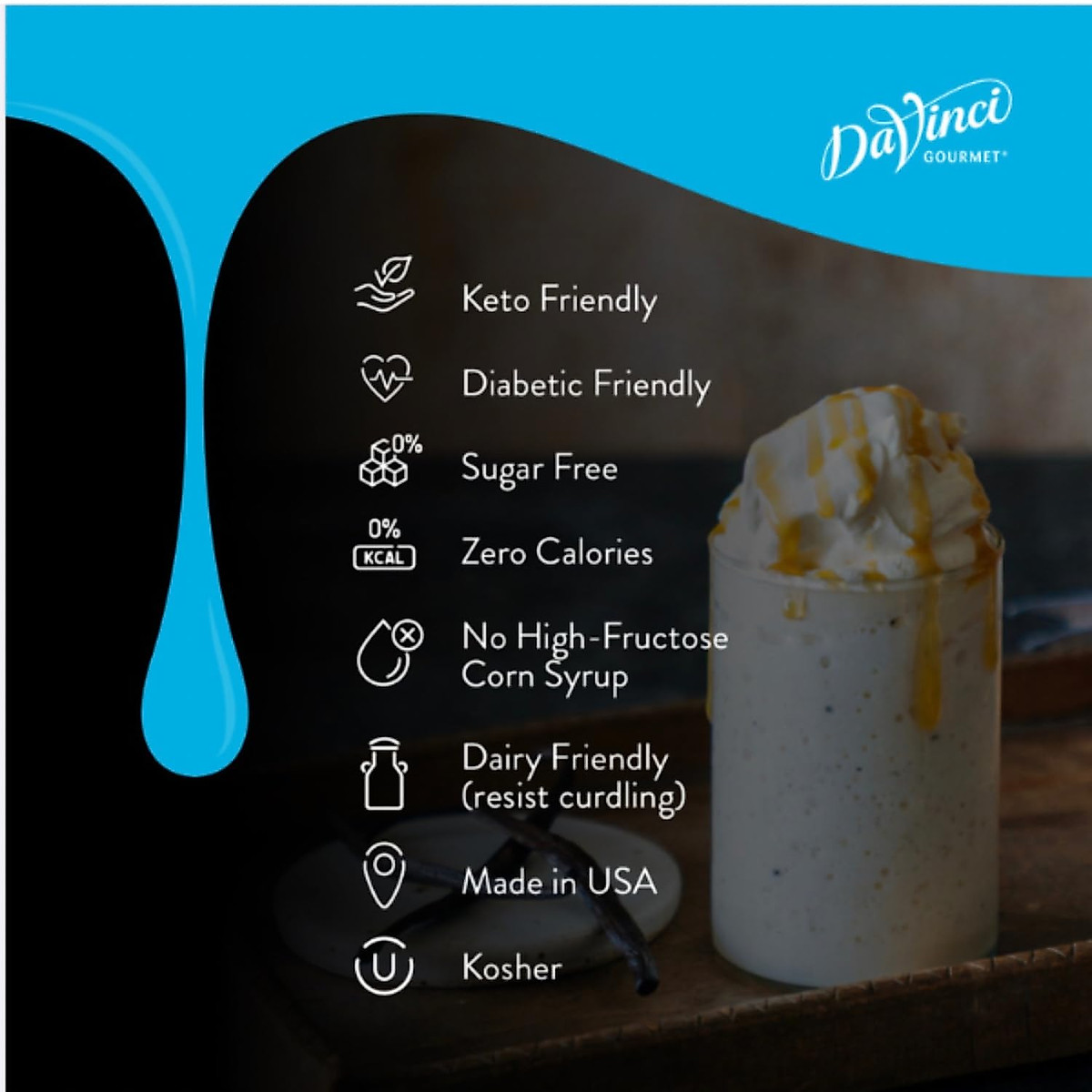 DaVinci Gourmet Sugar-Free Cherry Syrup, 25.4 Fluid Ounce (Pack of 1)