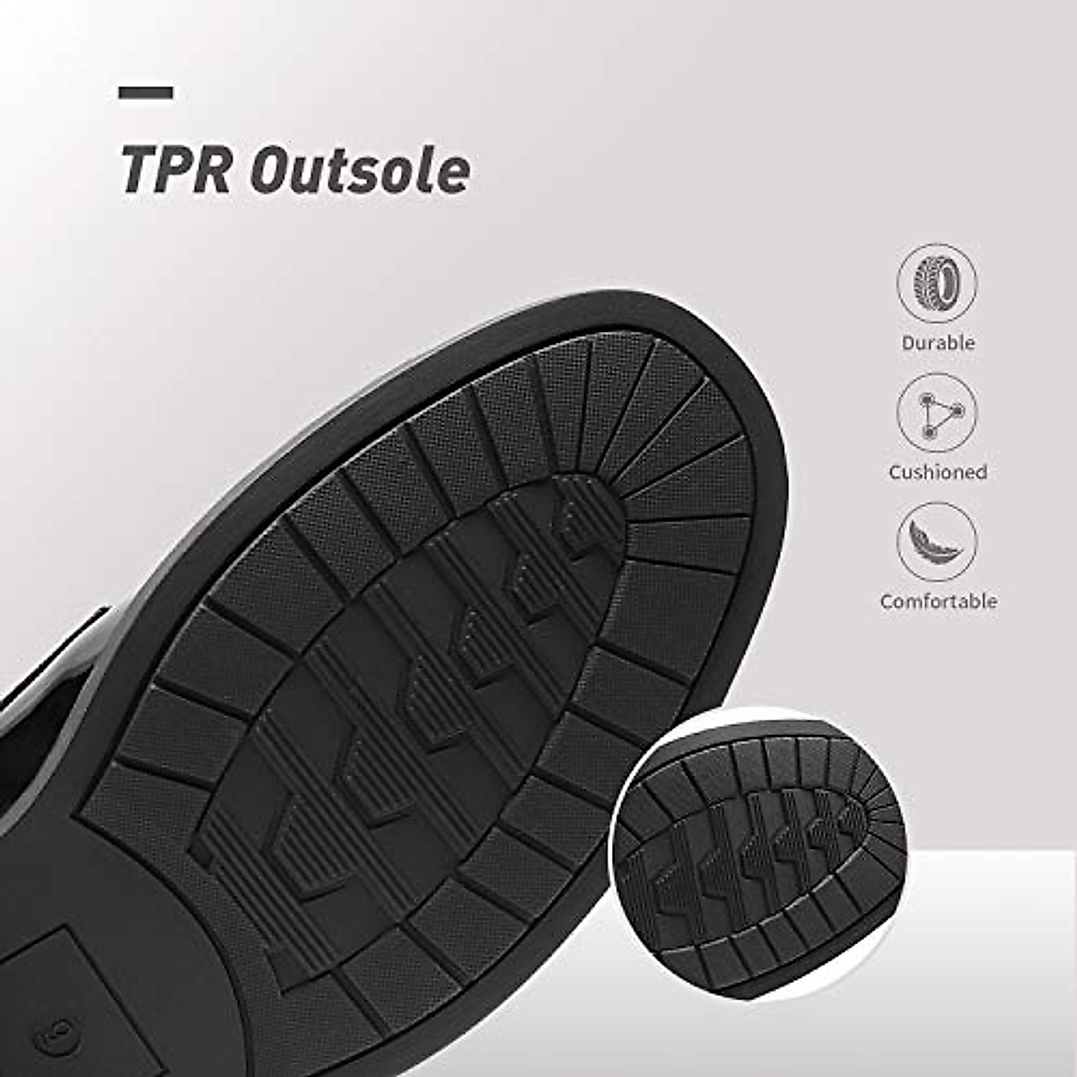 Bruno Marc Men's Downing-02 Black Pat Leather Lined Dress Oxford Shoes Classic Lace Up Formal Size 8.5 M US