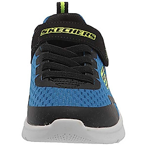 Skechers boys Microspec Max Sneaker, Royal/Black, 13 Little Kid US