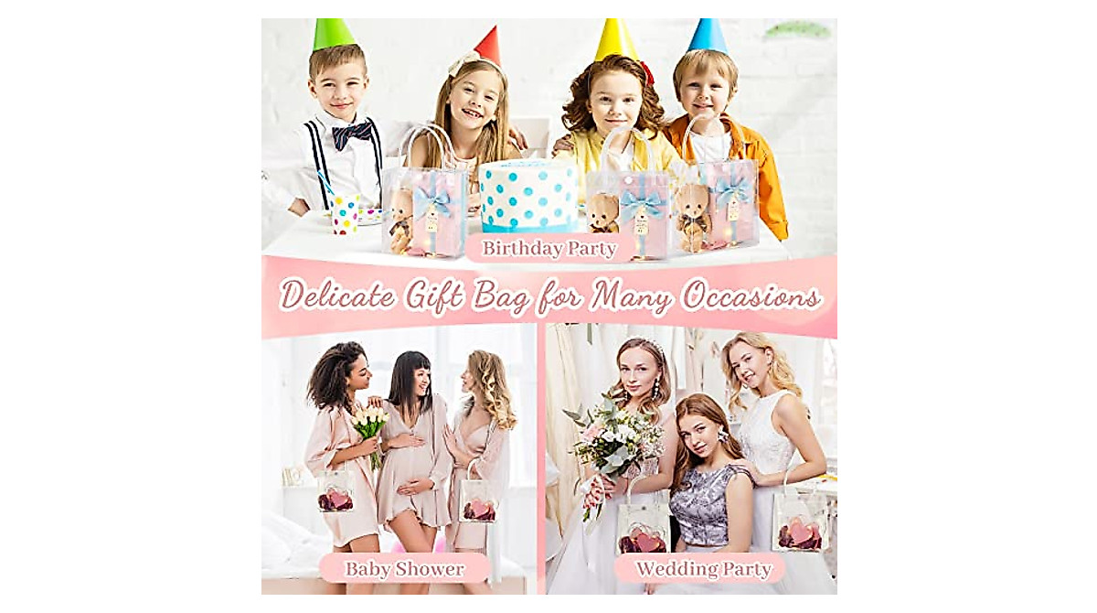 24 LED Gift Bags with Fairy Lights | Perfect for Weddings & Parties
