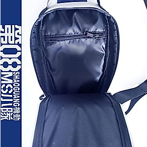 Gundam 08 MS Shield backpack of RX79-Gundam Anime Accessories Cosplay backpack-Manga Multifunctional bag, Blue, 33x20x6cm